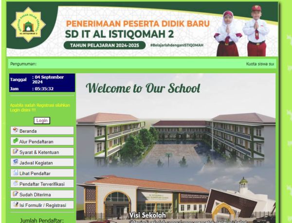 PPDB ONLINE SDIT AL ISTIQOMAH 2
